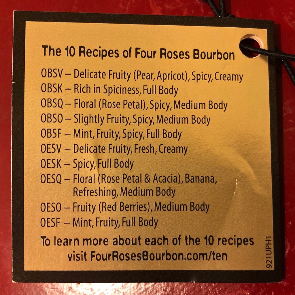 Four Roses Barrel Strength Single Barrel OESK – The Right Spirit