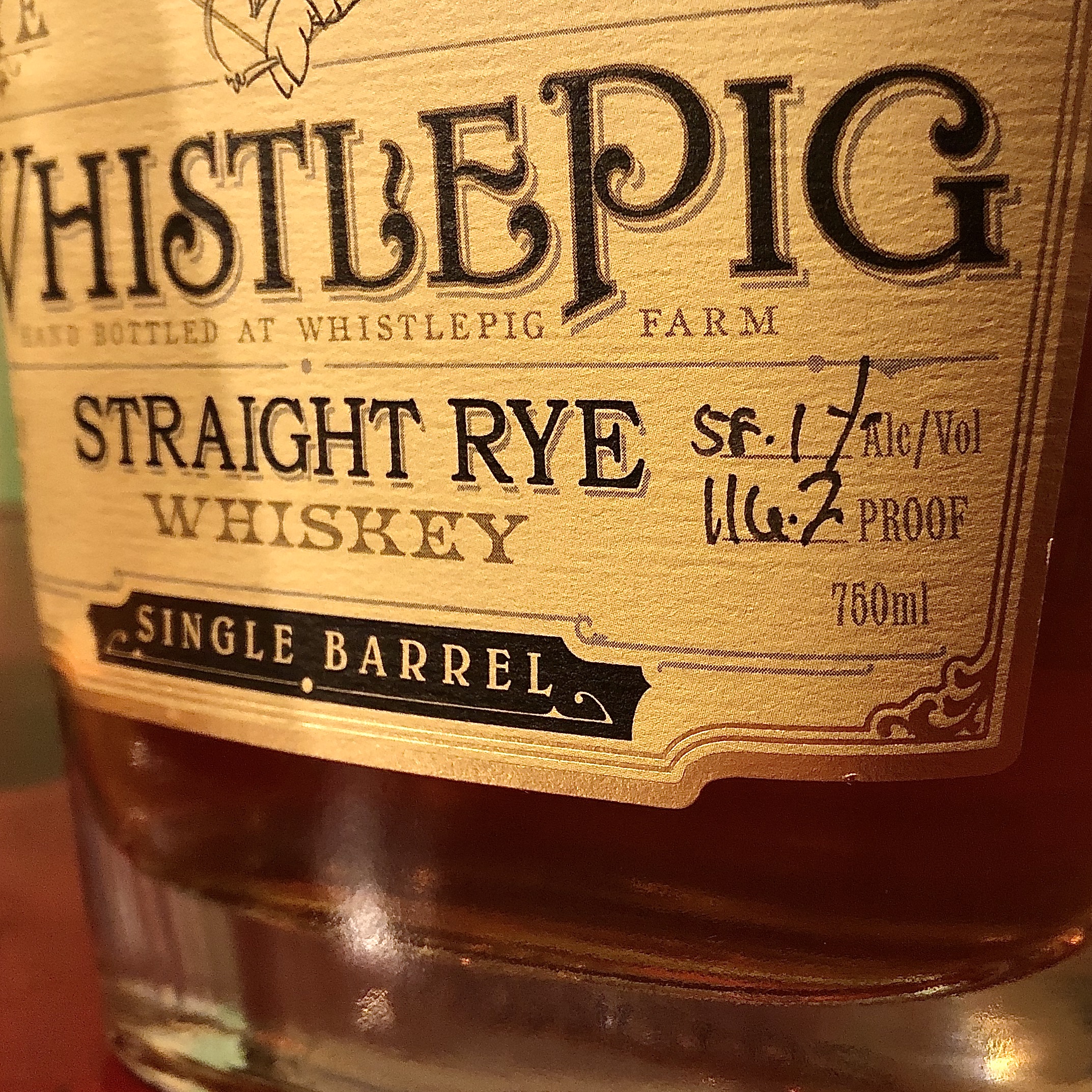 WhistlePig 15 Year Rye – Store Pick! – The Right Spirit