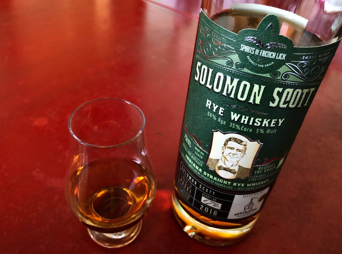 Solomon Scott Rye Whiskey – Single Barrel Pick! – The Right Spirit