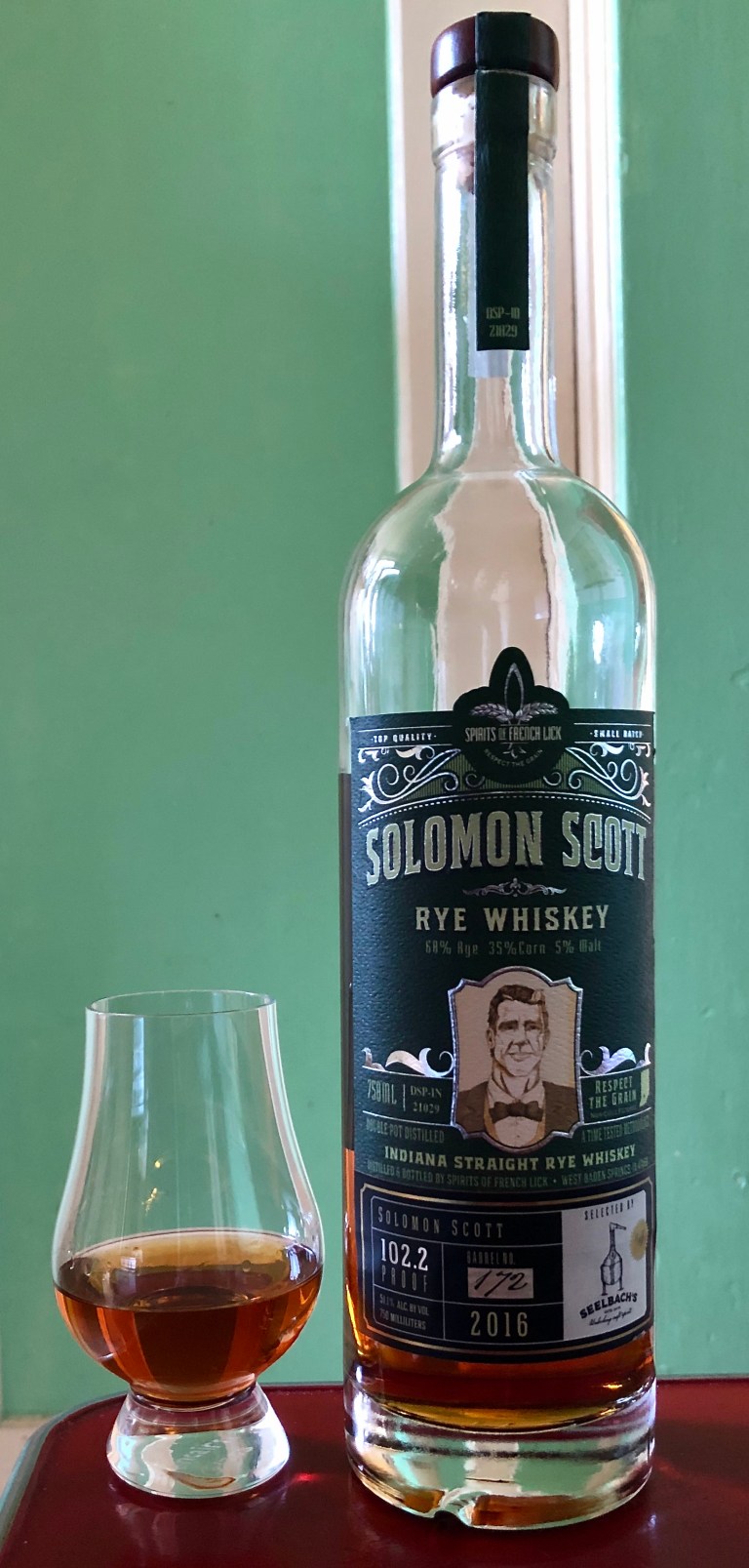 Solomon Scott Rye Whiskey – Single Barrel Pick! – The Right Spirit