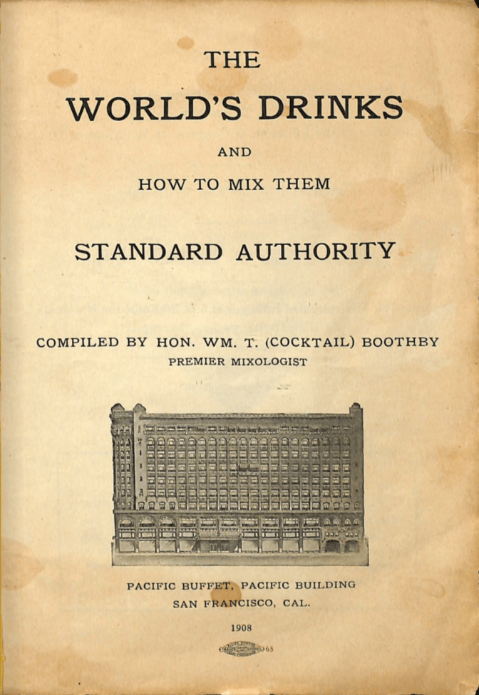 Book (and time travel portal): The World’s Drinks and How to Mix Them ...