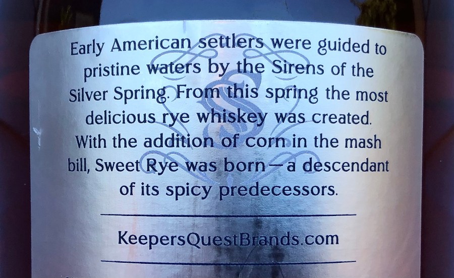 Silver Springs Sweet Rye – Cask Strength Single Barrel – The Right Spirit